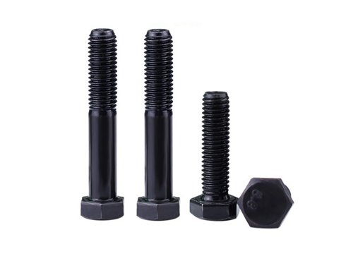 Black hex bolts