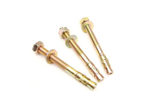 Yellow Zinc Plated Wedge Anchor Bolts